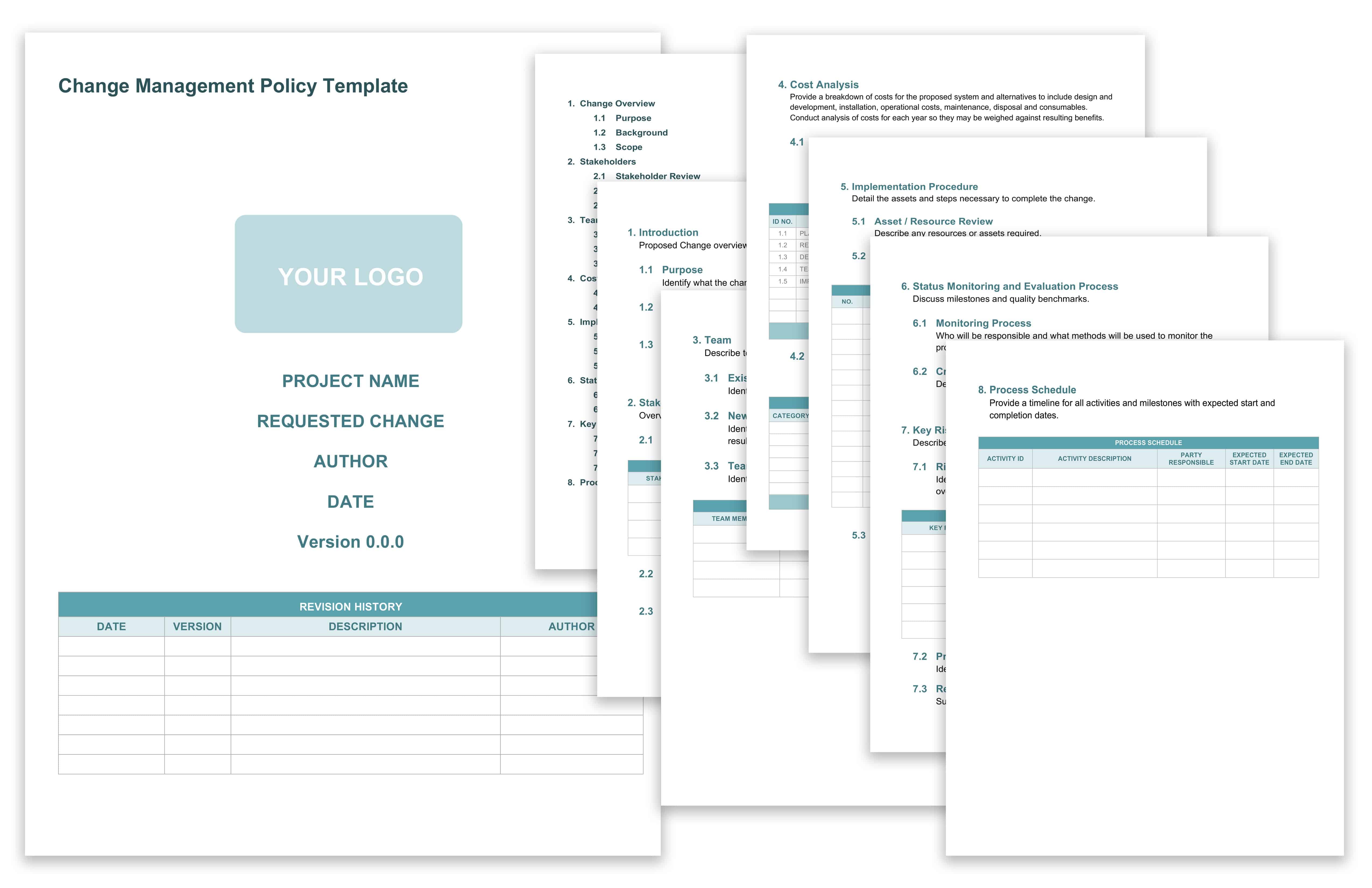 It Change Management Policy Template It Change Management Policy Template