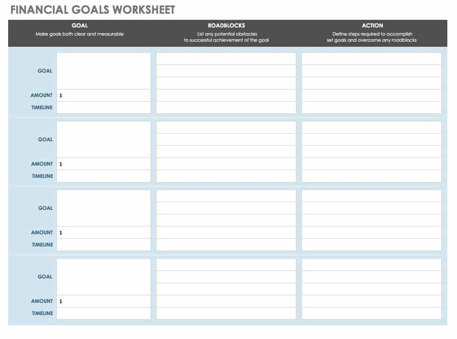Free Financial Planning Templates Smartsheet