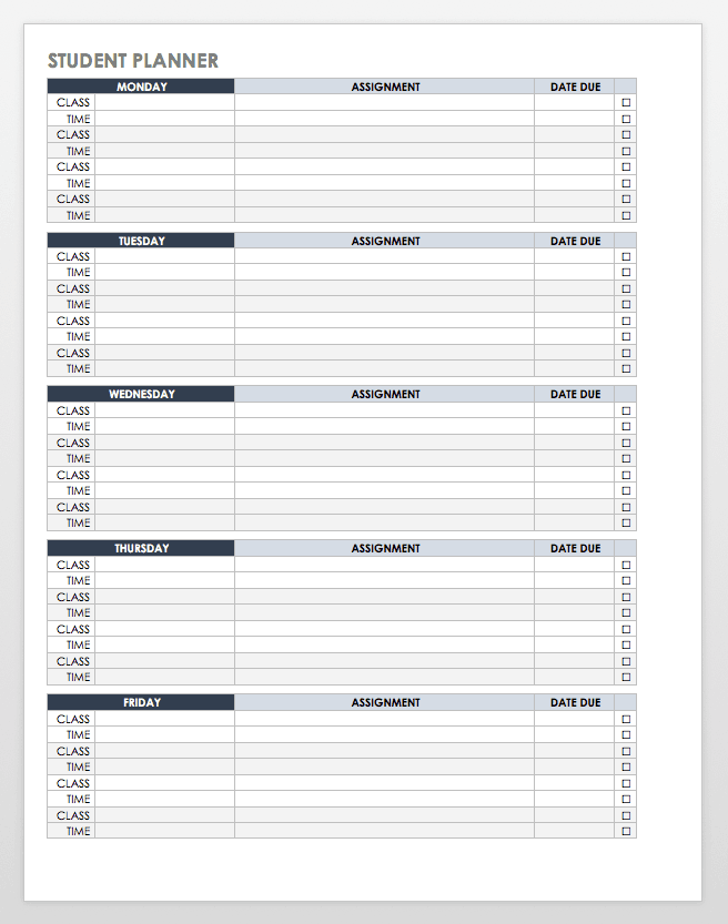 30 Free Task And Checklist Templates Smartsheet