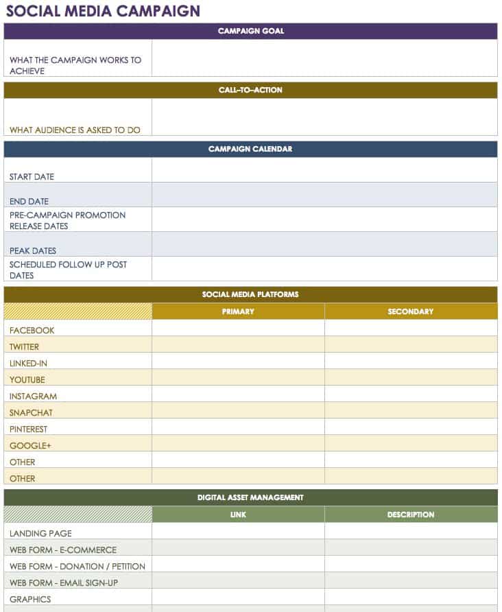 Social Media Weekly Report Template