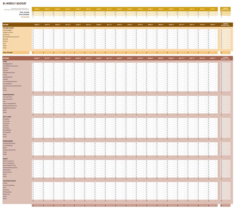 Free Google Docs Budget Templates Smartsheet Free Google Docs Budget Templates Smartsheet
